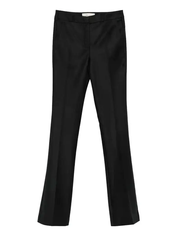 Blumarine Straight Trousers - Black