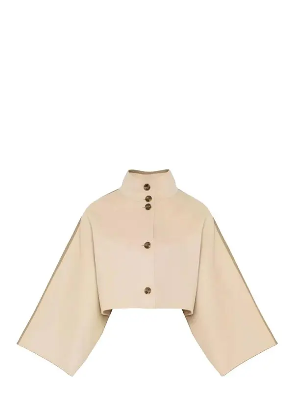YVES SALOMON Cape Jacket - Neutrals