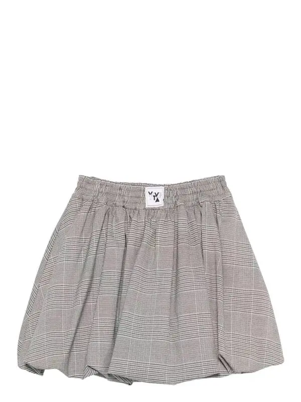 Vivetta Balloon-hem Mini Skirt - Grey