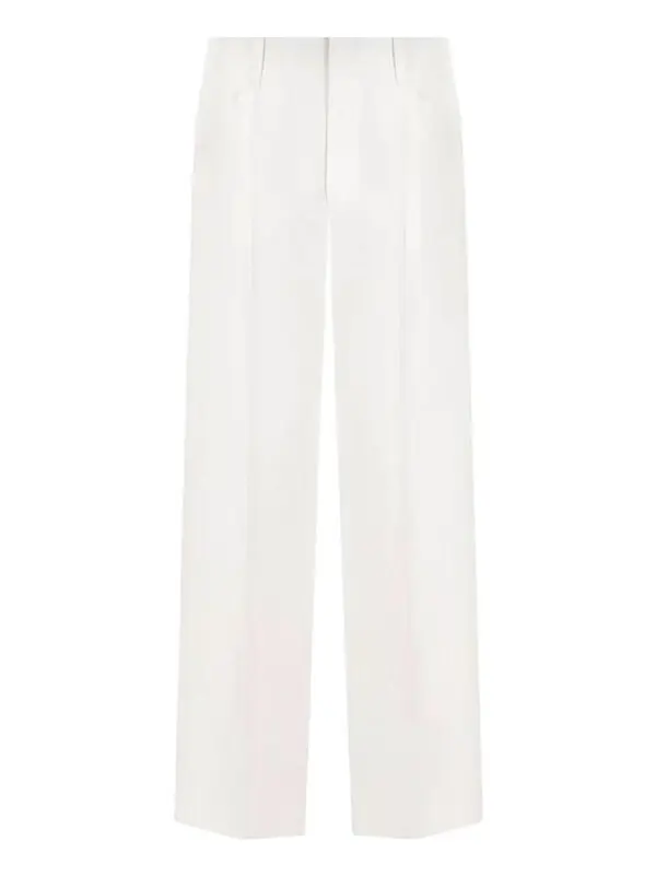 Chloé Tailored Straight Leg Trousers - Neutrals