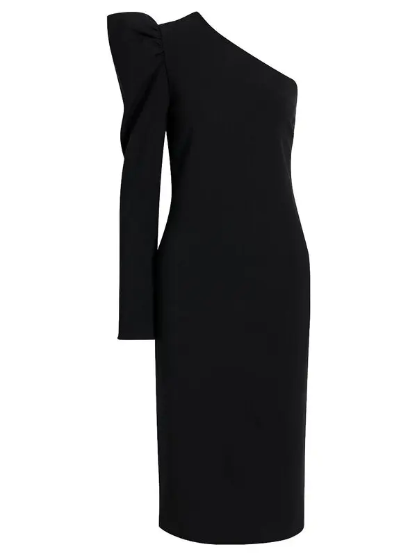 Max Mara Jersey Midi Dress - Black
