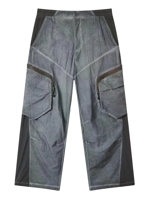 FIVE CM Cargo-pocket Panelled Trousers - Grey