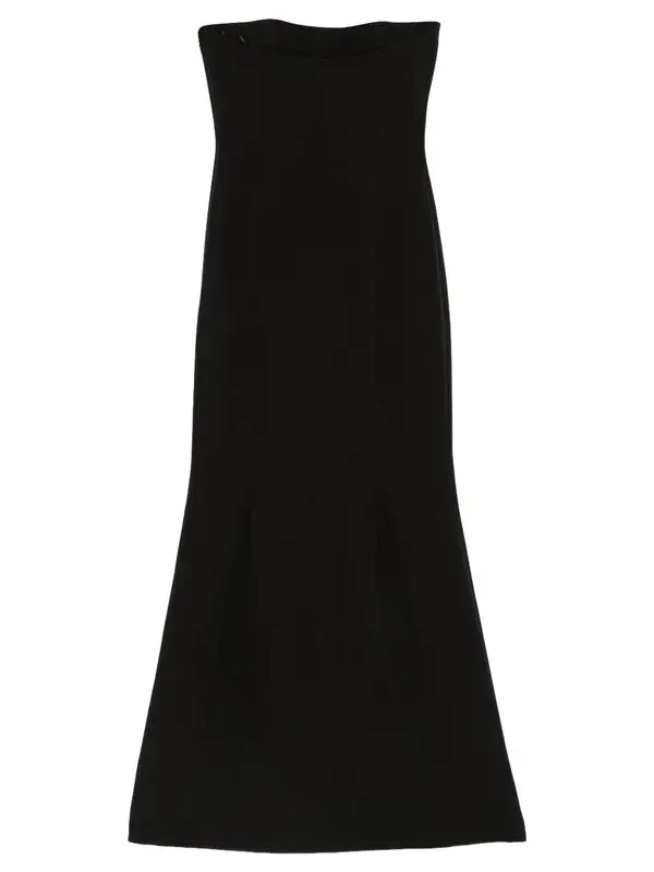 Federica Tosi Strapless Maxi Dress - Black