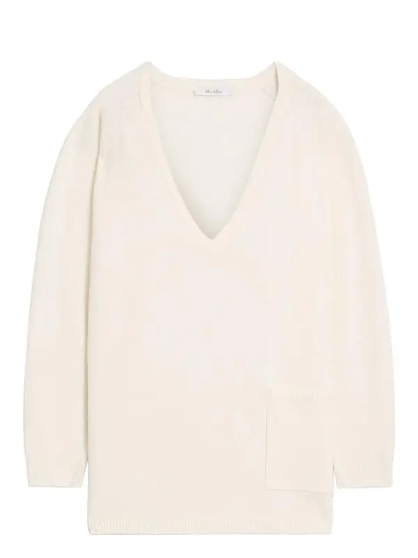 Max Mara Juditta Oversized Wool And Cashmere-blend Sweater - Ivory