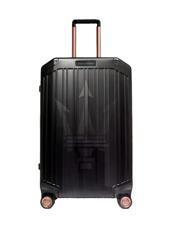 PIQUADRO Printed Suitcase - Black