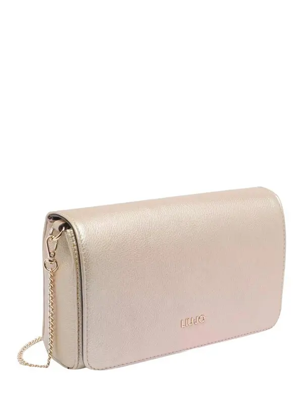 Liu Jo Metallic-finish Shoulder Bag - Neutrals