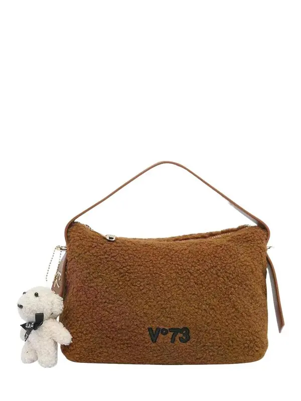 V°73 Small Teddy-charm Shoulder Bag - Brown