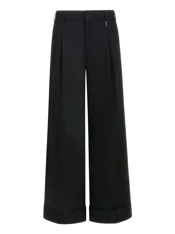 Roberto Cavalli Pleated Trousers - Black