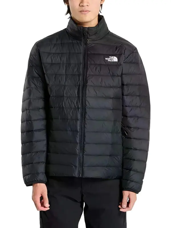 The North Face Padded Jacket With Embroidered Logo - Black