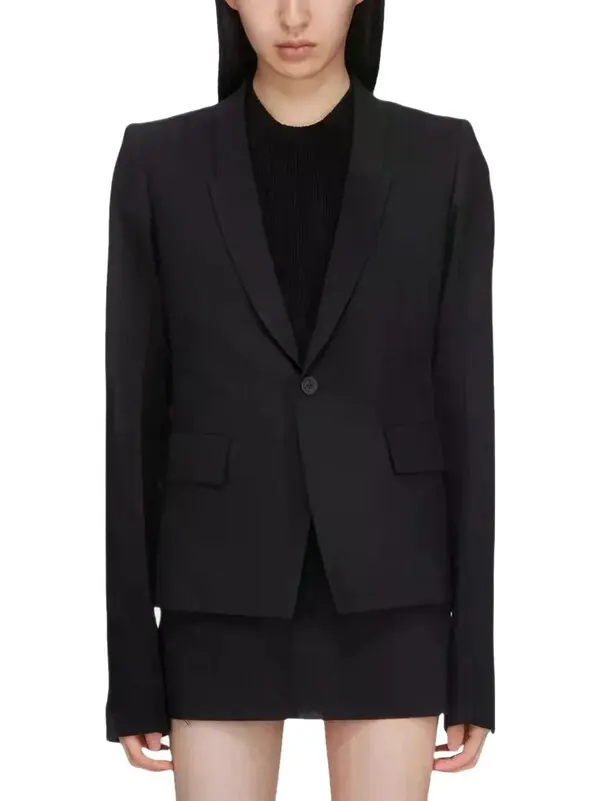 Rick Owens Single-button Blazer - Black