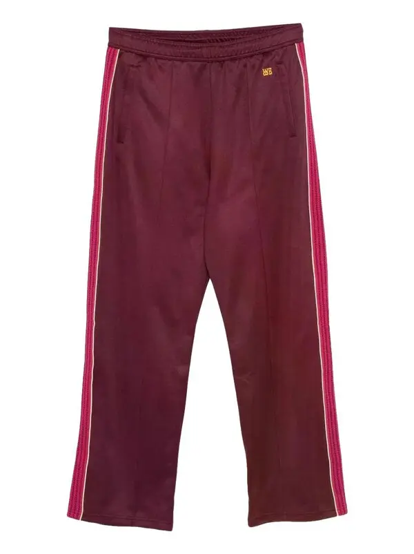 WALES BONNER Side-stripe Track Pants - Red