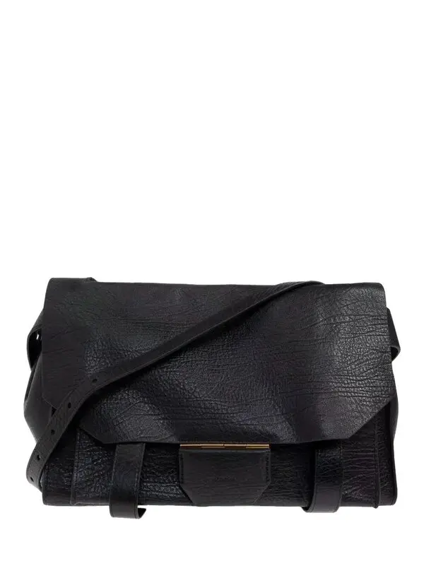 ALLSAINTS Ursa Leather Shoulder Bag - Black
