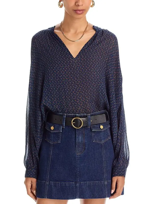Paige Bibiana Blouse - Navy Multi