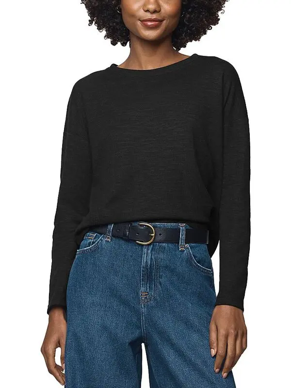 Splendid Callista Long Sleeve Tee - Black