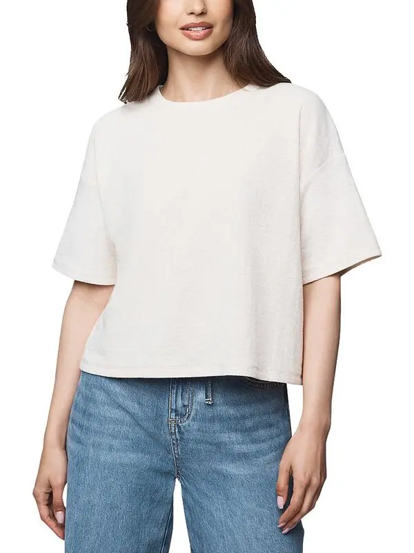 Splendid Callista Short Sleeve Tee - Pale Oak Heather