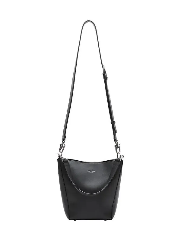 Rag & Bone Parker Leather Bucket Bag - Black