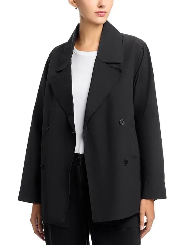 Eileen Fisher Trench Coat - Black