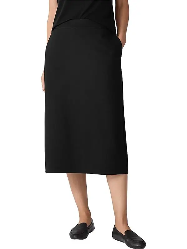Eileen Fisher Midi Skirt - Black