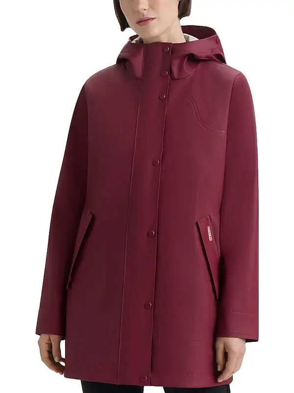 Hunter Rubberized Rain Jacket - Cranberry