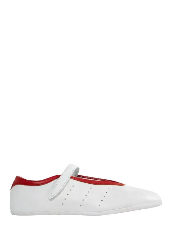Adidas Stan Smith Leather Ballet Flats - White