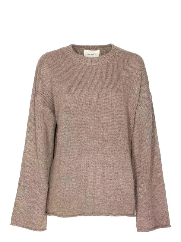 LISA YANG Kristy Crew-neck Cashmere Sweater - Brown