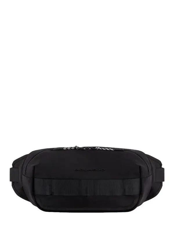 PIQUADRO Logo-plaque Belt Bag - Black