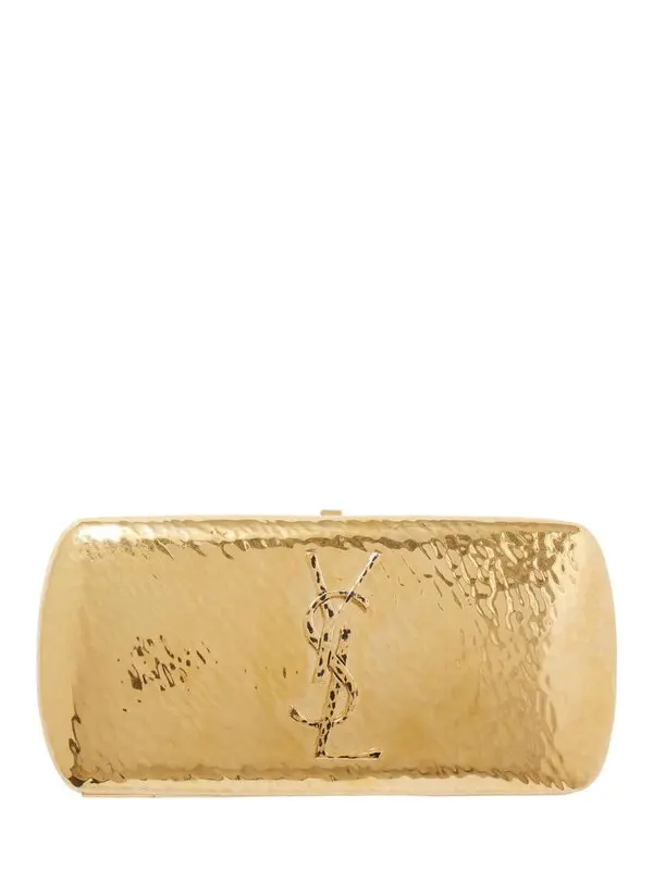Saint Laurent Tone Clutch - Gold