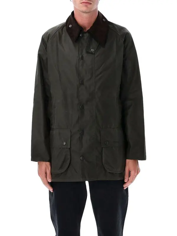 Barbour Beaufort Waxed Cotton Jacket - Archive Olive