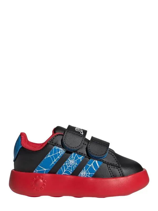 Adidas Grand Court Spiderman Sneakers - Core Black/bright Blue/pure Ruby