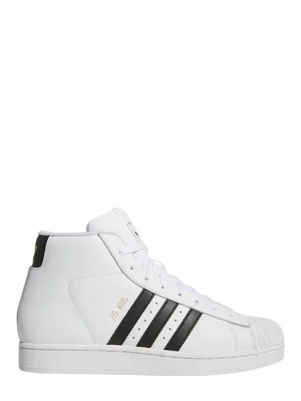 Adidas High Top Sneakers - Cloud White/core Black/gold Metallic