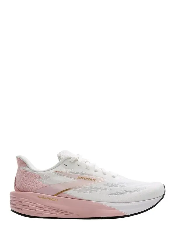 Brooks Launch 11 Sneakers - White/gold/pink