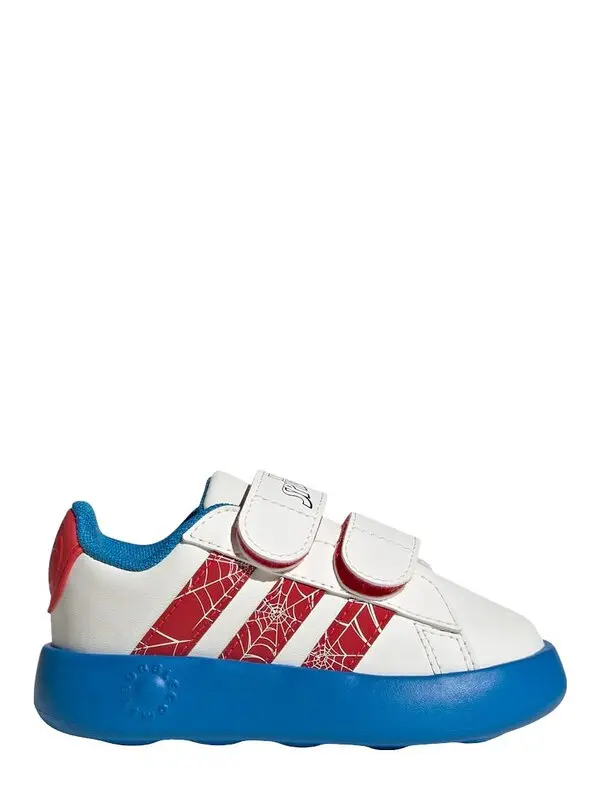 Adidas Grand Court Spiderman Sneakers - Cloud White/pure Ruby/bright Blue