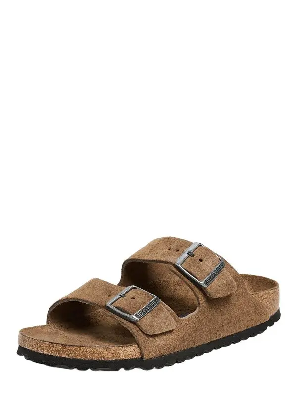 BIRKENSTOCK Arizona Soft Footbed Sandals - Dark Tea