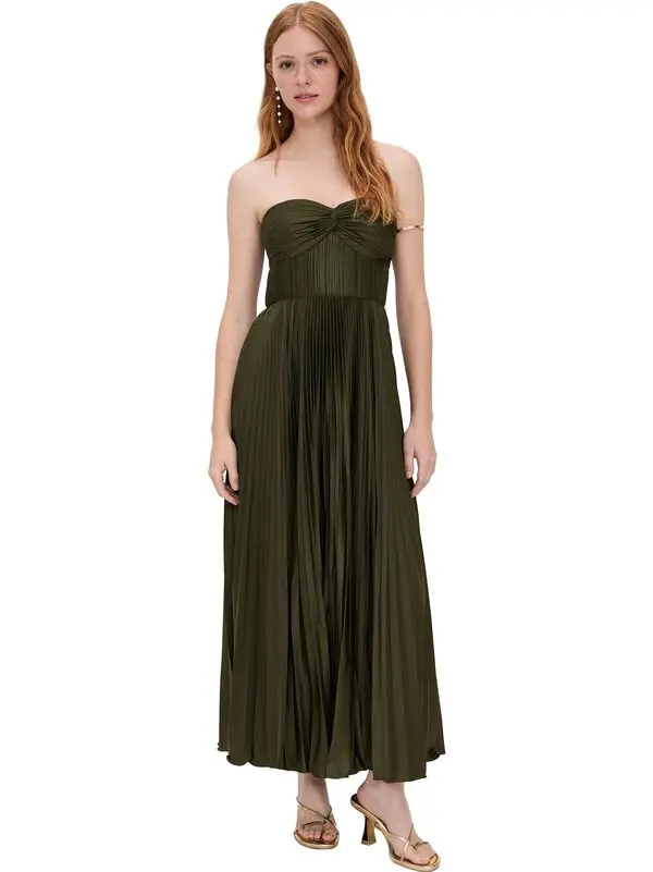 AMUR Belle Maxi Dress - Olive