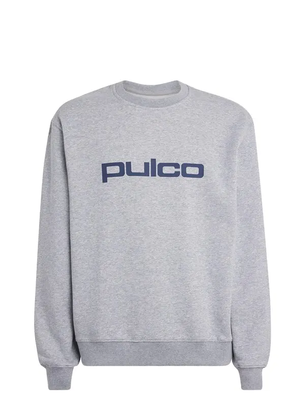PULCO STUDIOS Cotton-blend Sweatshirt With Logo - Grey