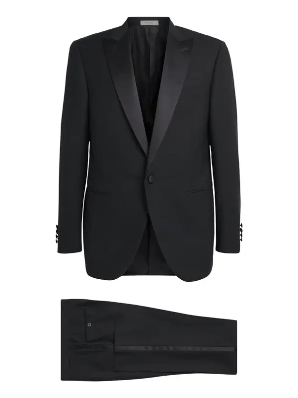 Corneliani Wool-satin 2-piece Tuxedo - Black
