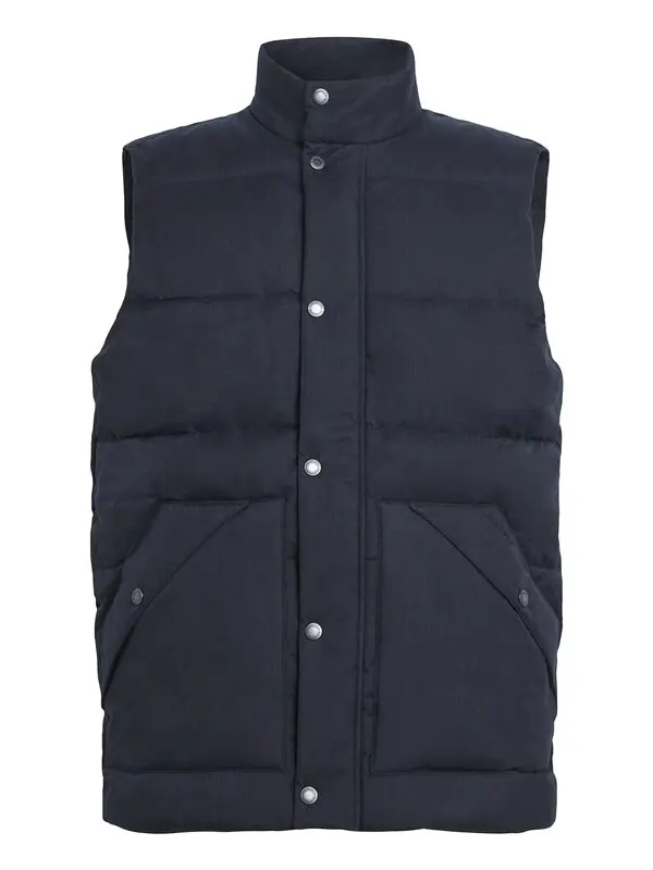 Barbour Brampton Puffer Gilet - Navy