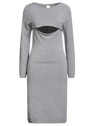 TENSIONE IN Midi Bodycon Dress - Grey