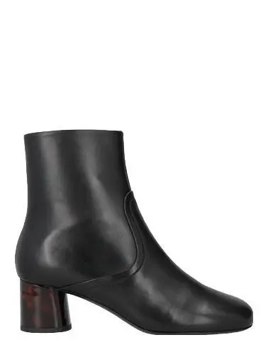 Sandro Leather Ankle Boots - Black
