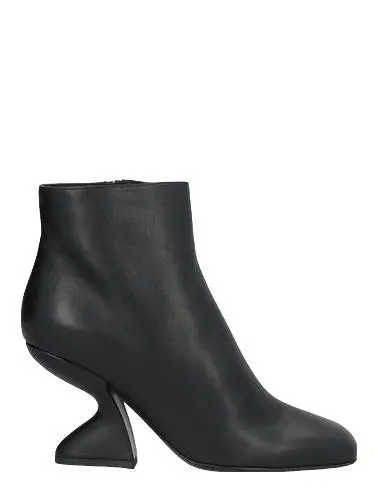 FERRAGAMO Leather Ankle Boots - Black