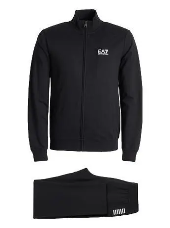 EA7 Tracksuit Size Cotton, Elastane - Black