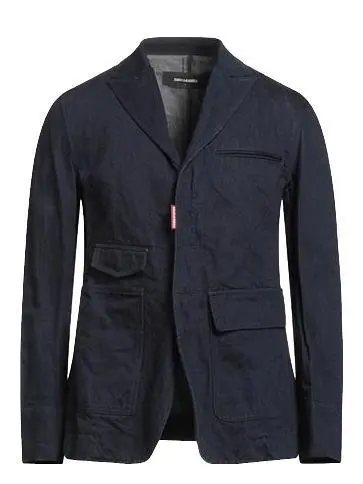 Dsquared2 Single-breasted Denim Blazer - Blue