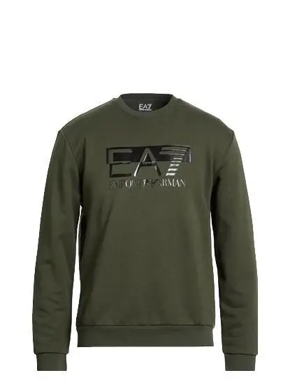 EA7 Cotton-blend Fleece Sweatshirt - Green