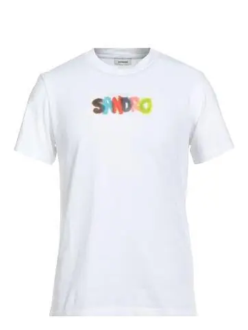 Sandro T-shirt Size Cotton - White