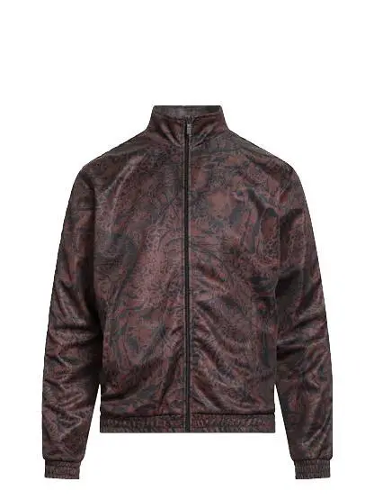 Just Cavalli Leopard-print Zip Up Sweatshirt - Brown