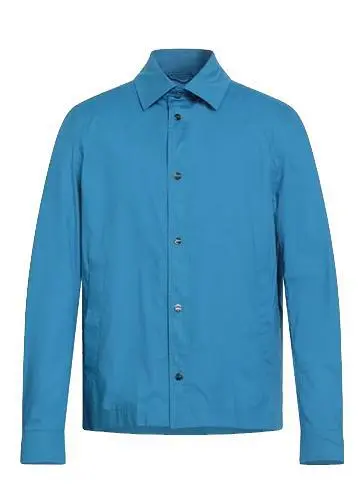 Herno Shirt Azure Size Cotton, Elastane - Blue