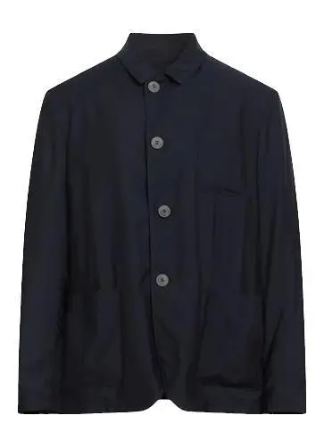 Giorgio Armani Single-breasted Lyocell-silk Jacket - Blue