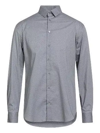 Giorgio Armani Shirt Size Cotton, Polyamide, Elastane - Grey