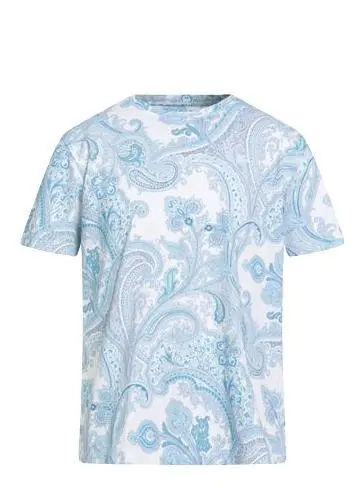 Etro T-shirt Sky Size Cotton - Blue