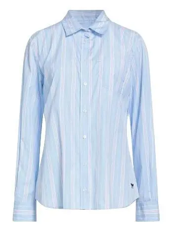 Max Mara Striped Poplin Shirt - Blue